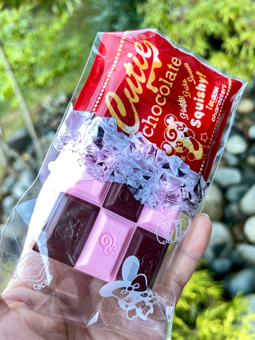 Ibloom Chocolate Bar Squishy Toy strawberry Choco - Etsy