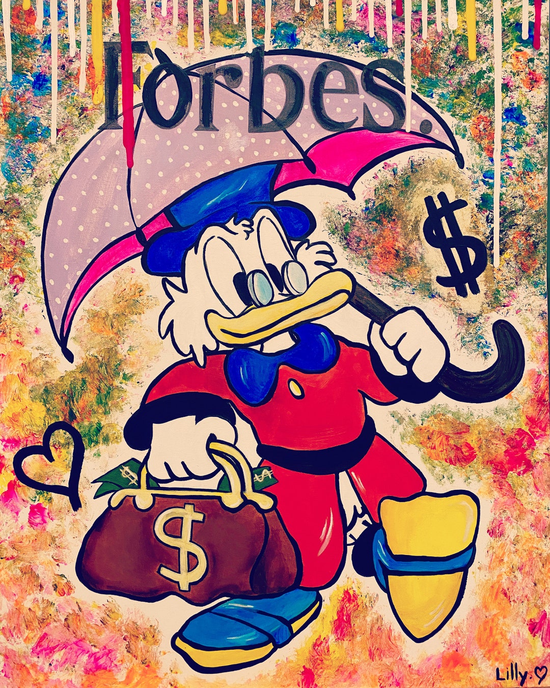 Canvas Scrooge Forbes 6080 - Etsy
