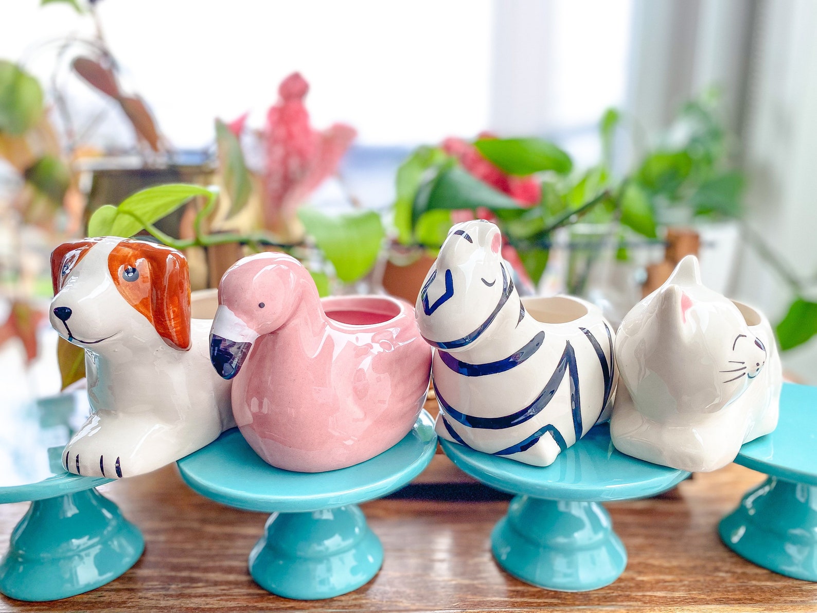 Fun Animal Planters - Etsy