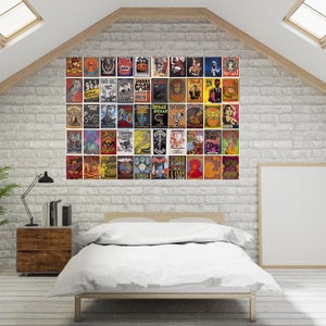 50 PCS Vintage Rock Band Concert, 4 X 6 In, 70s 80s 90s Retro Music ...