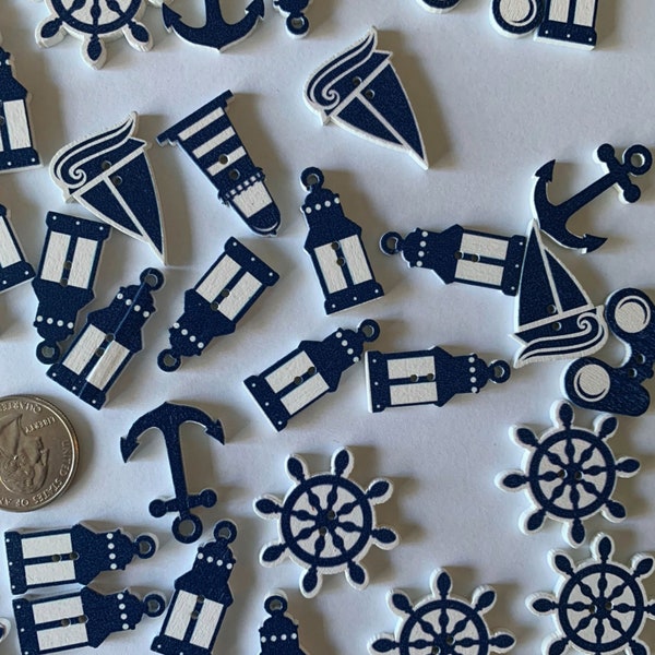 Nautical Buttons - Etsy
