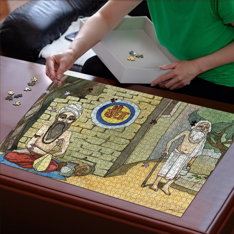 Vrindavan Dham Spiritual Puzzle // Gaudiya Vaishnava Hare - Etsy