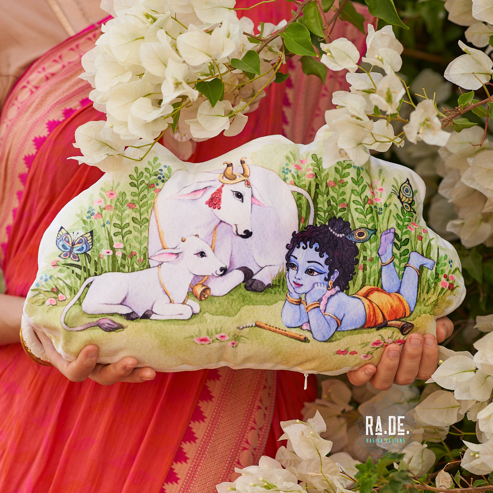 Krishna Gopal With Cows Soft Doll Cute Hare Krishna - Etsy UK
