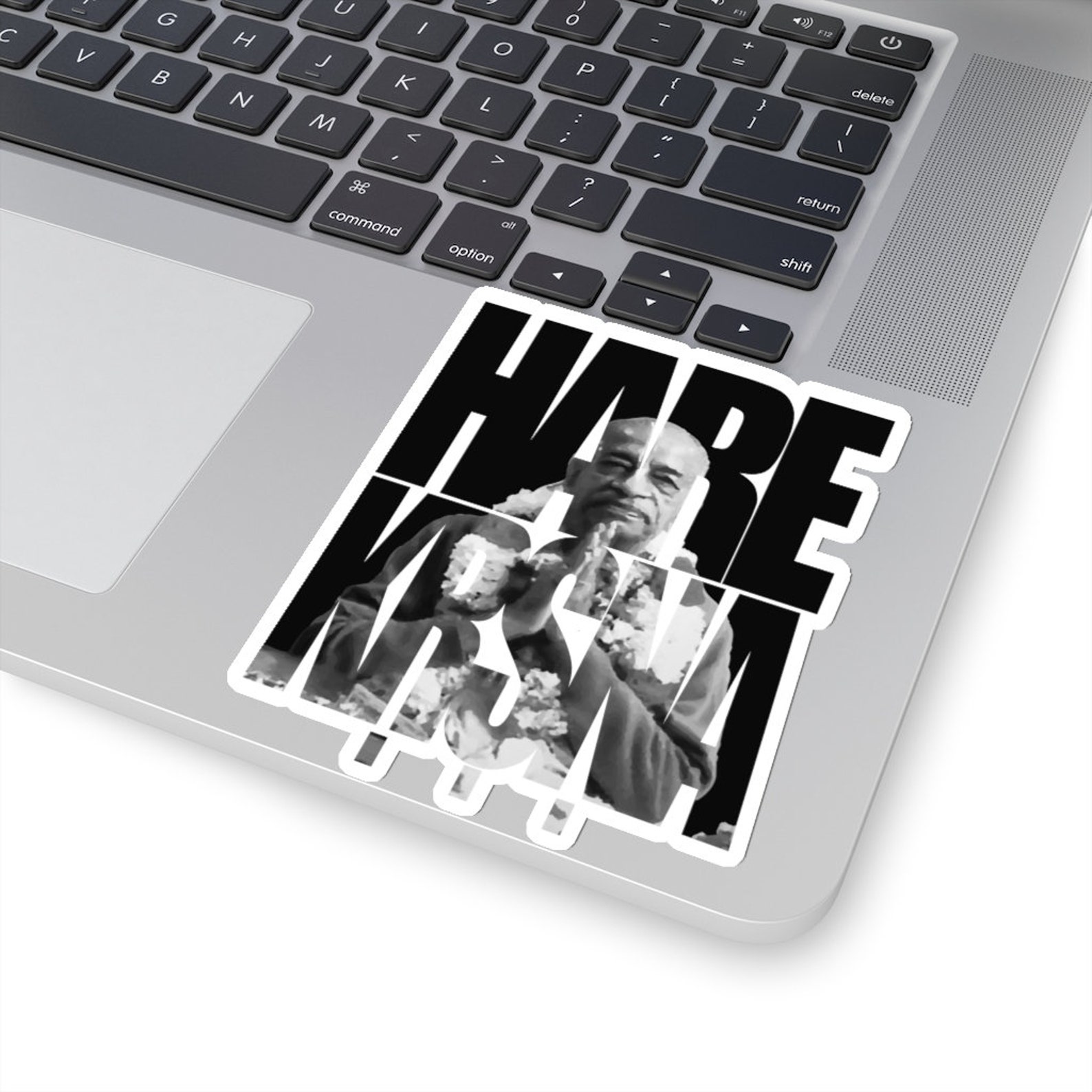 Srila Prabhupada Hare Krishna stickers // India Art Spiritual | Etsy