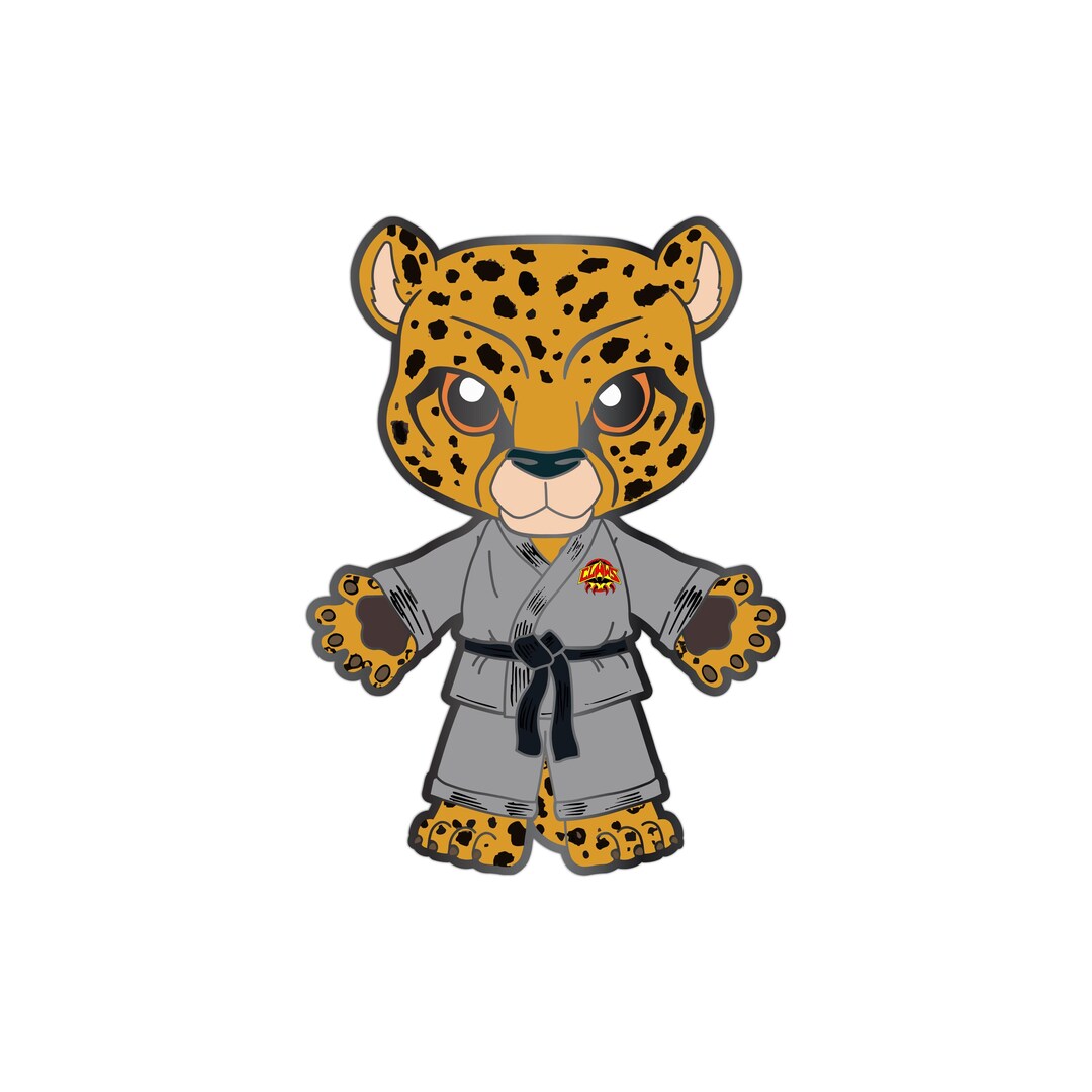 Jiu Jitsu Combat Creatures Chico the Cheetah Collectible Pin by Lord ...