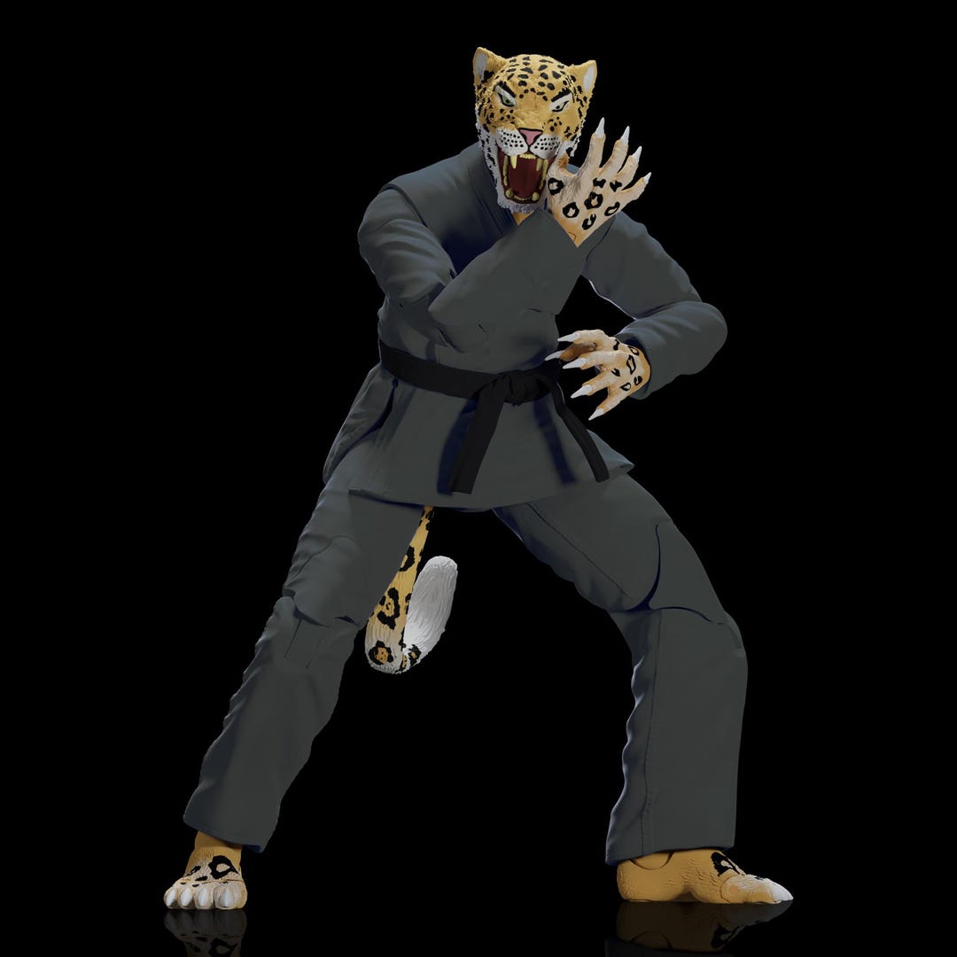 Zoo Jitsu Fighters Jairo the Jaguar Action Figure - Etsy