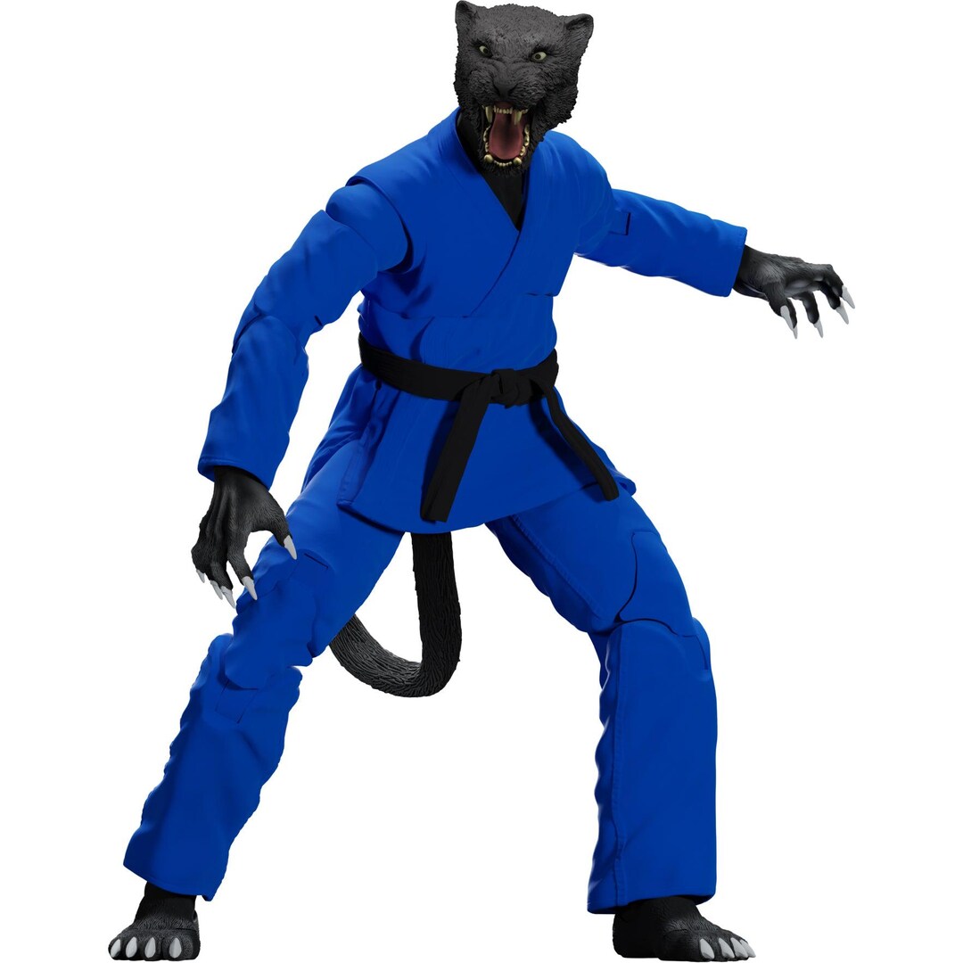 Jiu Jitsu Combat Creatures Paulo the Panther Action Figure (out of ...