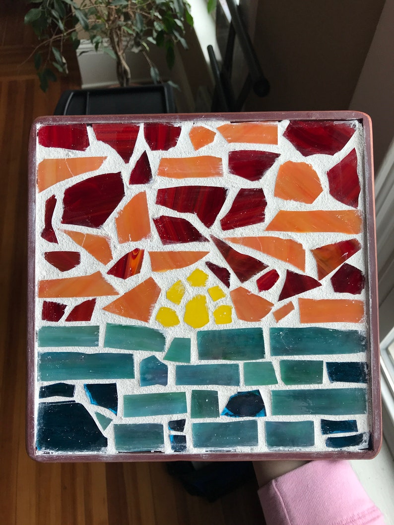 Mosaic Sunset - Etsy