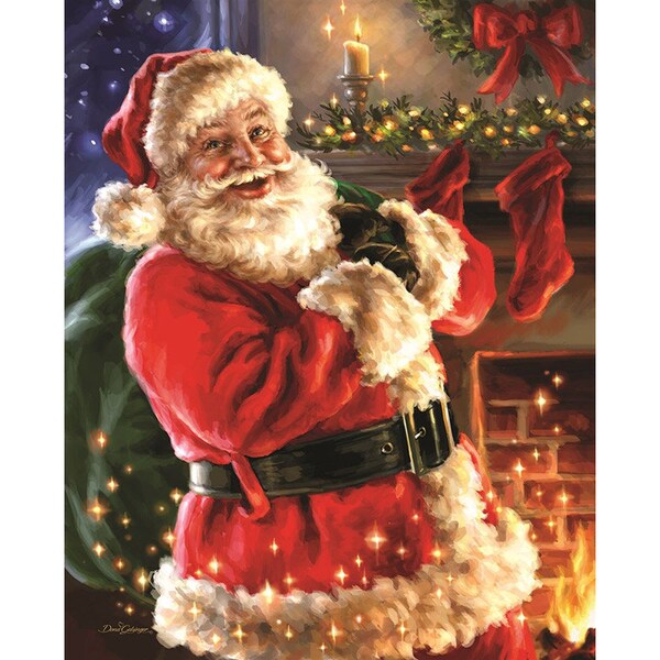 Diamond Painting Full Drill Santa - Etsy