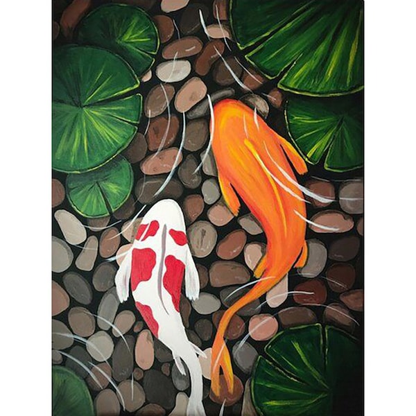 Carp Painting - Etsy
