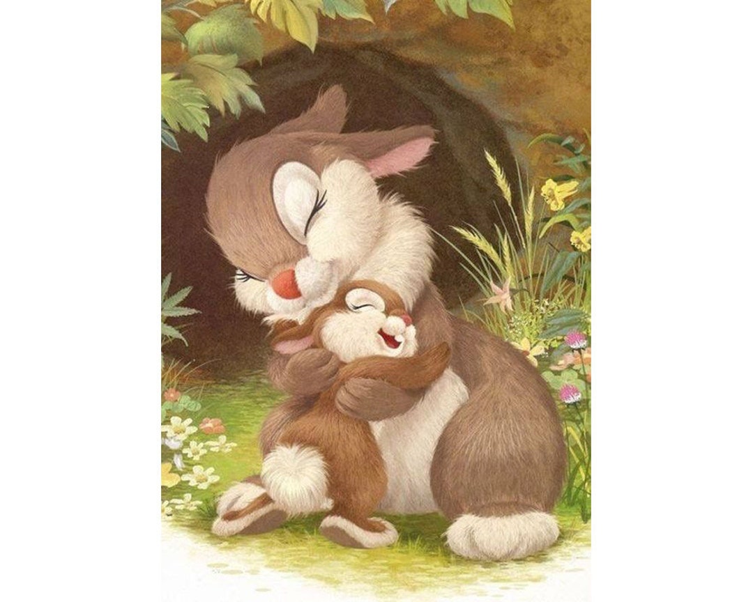 5D DIY Full Drill Square Round Diamond Painting Kit Fantasy,animal Cute ...