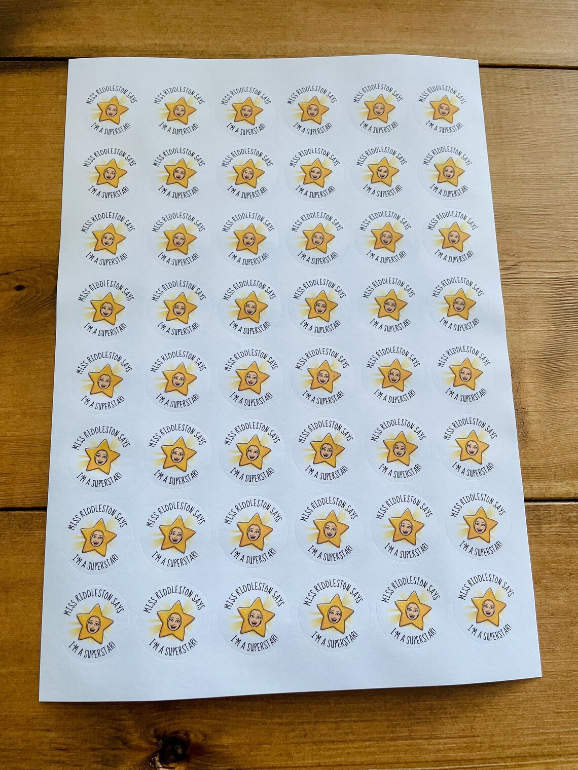 Star Bitmoji Stickers Teacher Stickers Reward Stickers - Etsy