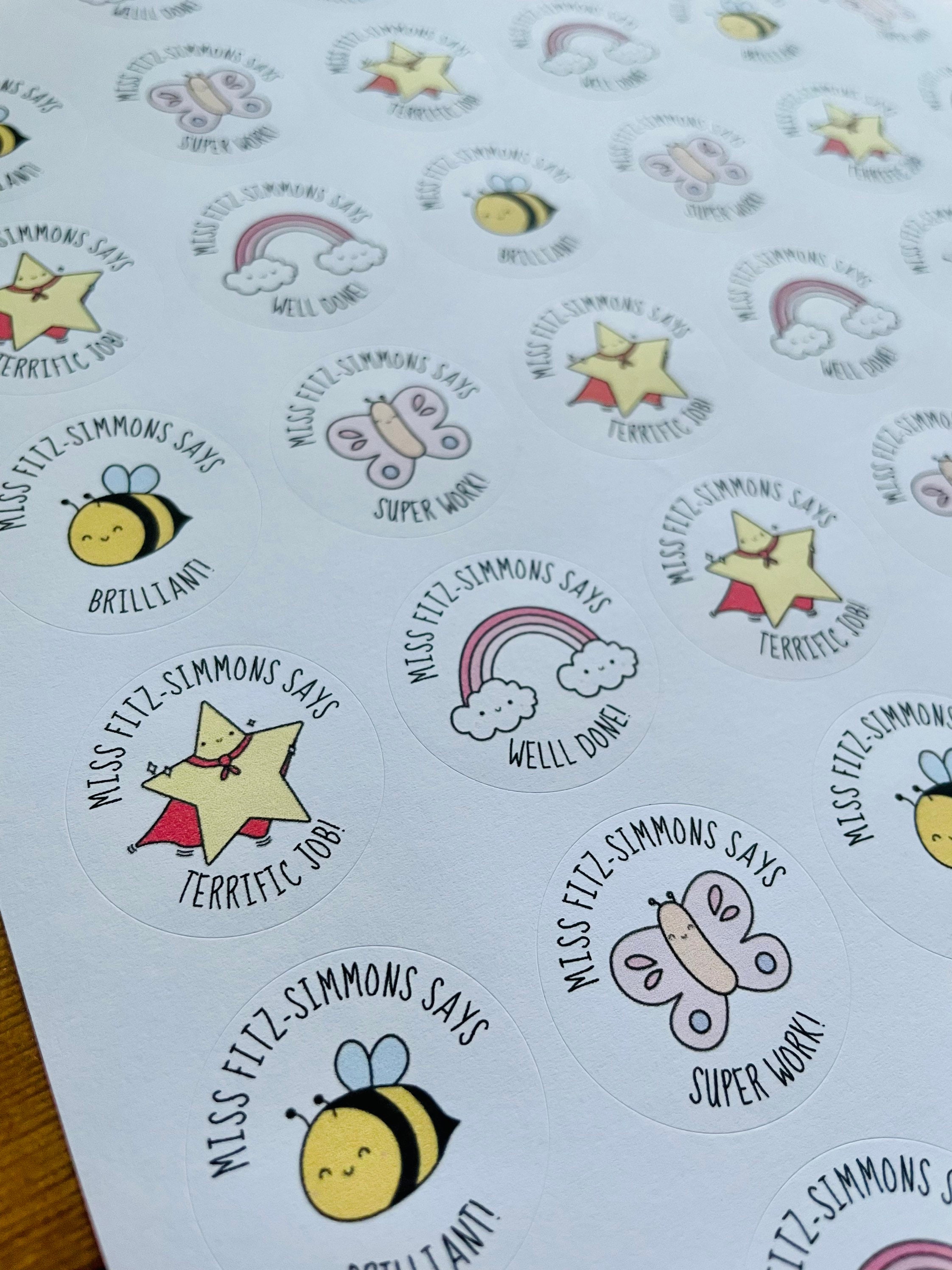 Well Done Stickers Teacher Stickers Reward Stickers - Etsy