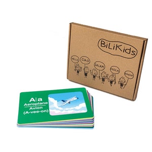 Bilingual Italian/english Flashcards. Alphabet Bi-lingual Flash Cards ...