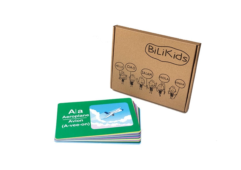 Bilingual Italian/english Flashcards. Alphabet Bi-lingual Flash Cards ...