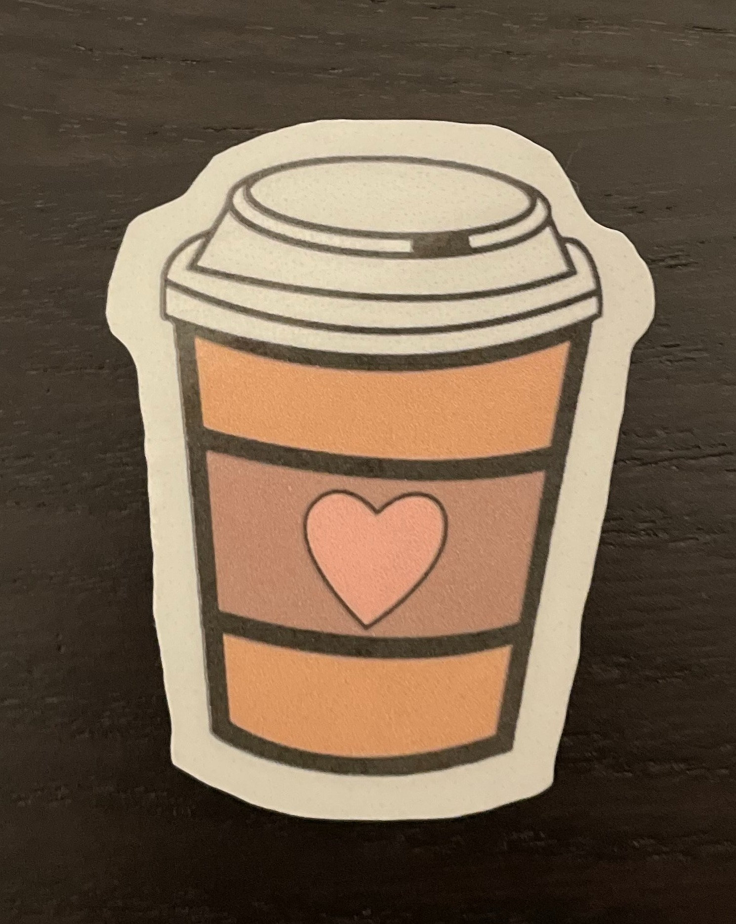 Coffee Cup Sticker | Etsy