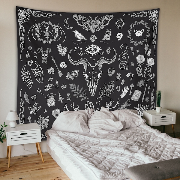 Goth Tapestry - Etsy