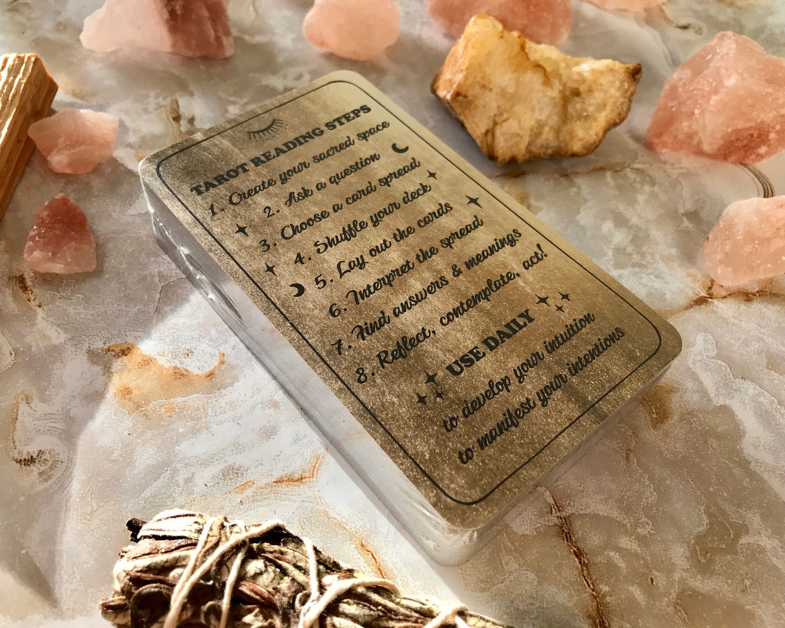 Luna Somnia Tarot Deck With Guidebook & Box 78 Cards Full Deck Moon ...