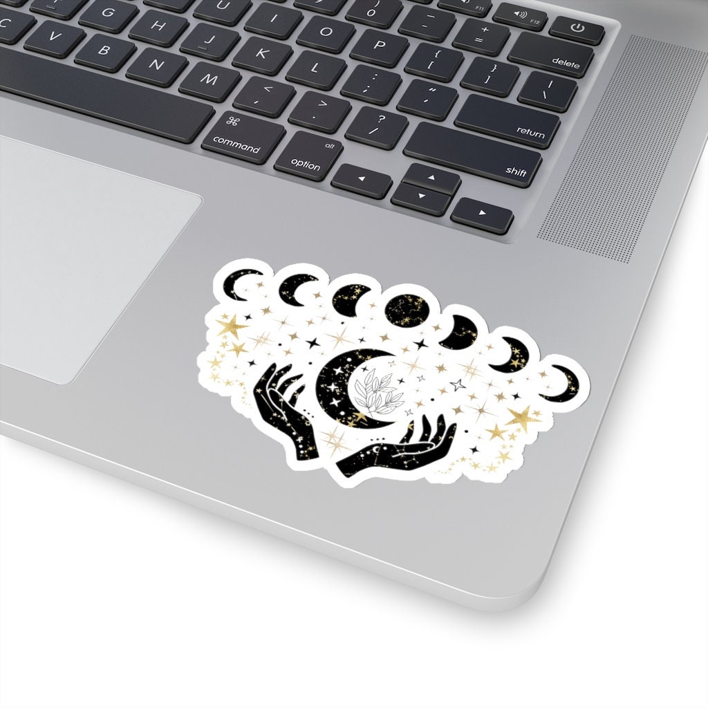 Magic Moon Phases Sticker Celestial Kiss-cut Sticker Luna - Etsy