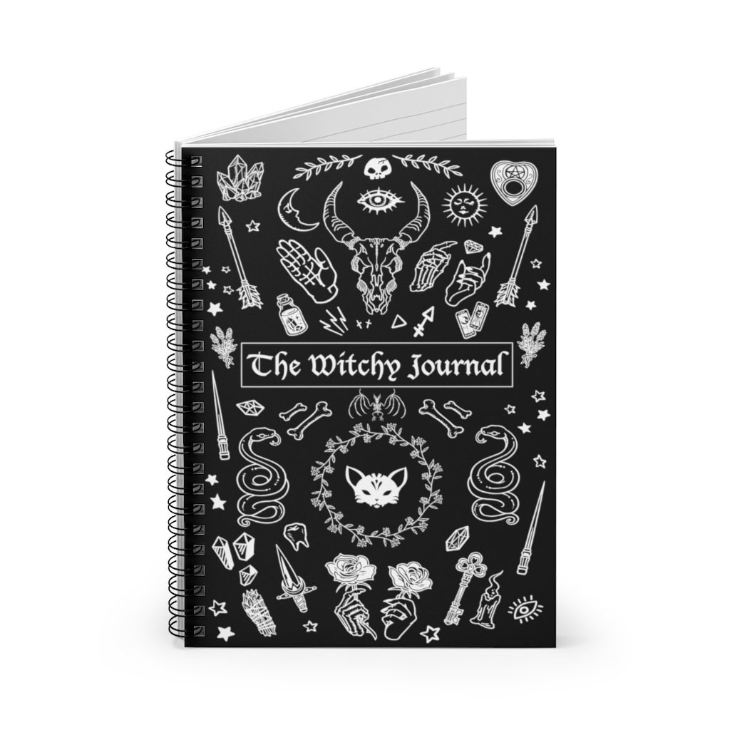The Witchy Journal: Witch Notebook Wicca Diary Tarot Journal - Etsy