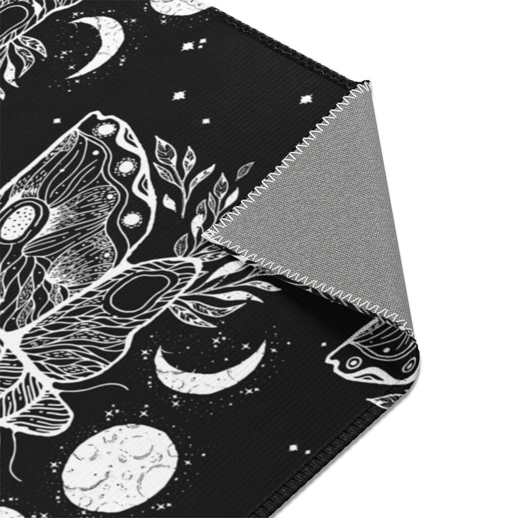 The Moth Rug Starry Night Firefly Area Rug Butterfly Floor Mat | Etsy
