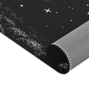 Night Sky Area Rug Celestial Carpet Gothic Starry Night Mystical Witchy ...