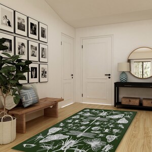 Insects and Moths Rug Forest Witch Butterfly Dragonfly Spider Carpet ...