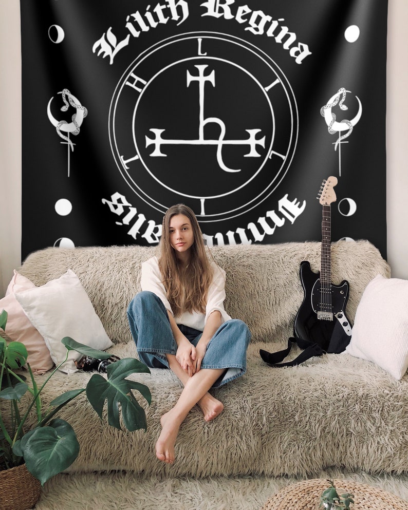 Sigil of Lilith Tapestry Regina Immortalis the Immortal Queen - Etsy