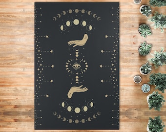 Moon Phases Rug - Etsy
