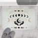 Sun and Moon Bath Mat Celestial Crescent Moon Golden Sun Bathroom Decor ...