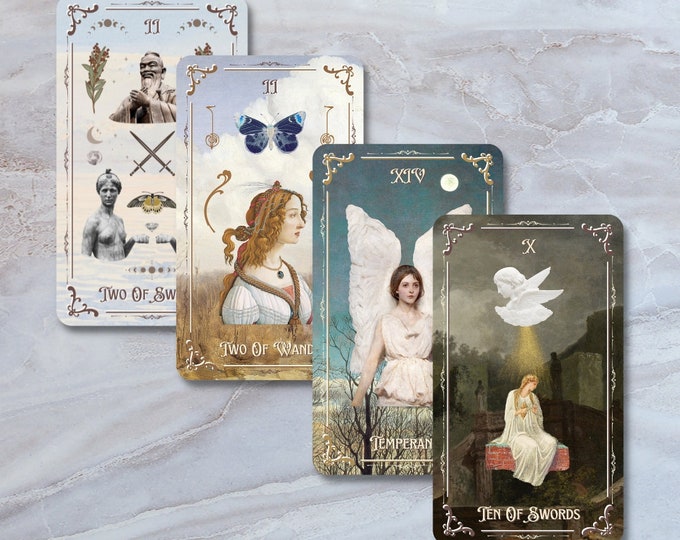 Luna Somnia Tarot Deck With Guidebook & Box 78 Cards Full Deck Moon ...