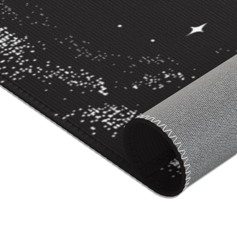 Night Sky Area Rug Celestial Carpet Gothic Starry Night Mystical Witchy ...
