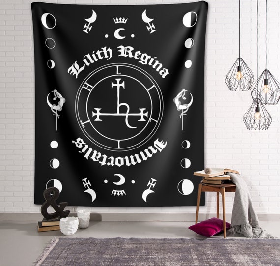 Sigil of Lilith Tapestry Regina Immortalis the Immortal Queen - Etsy
