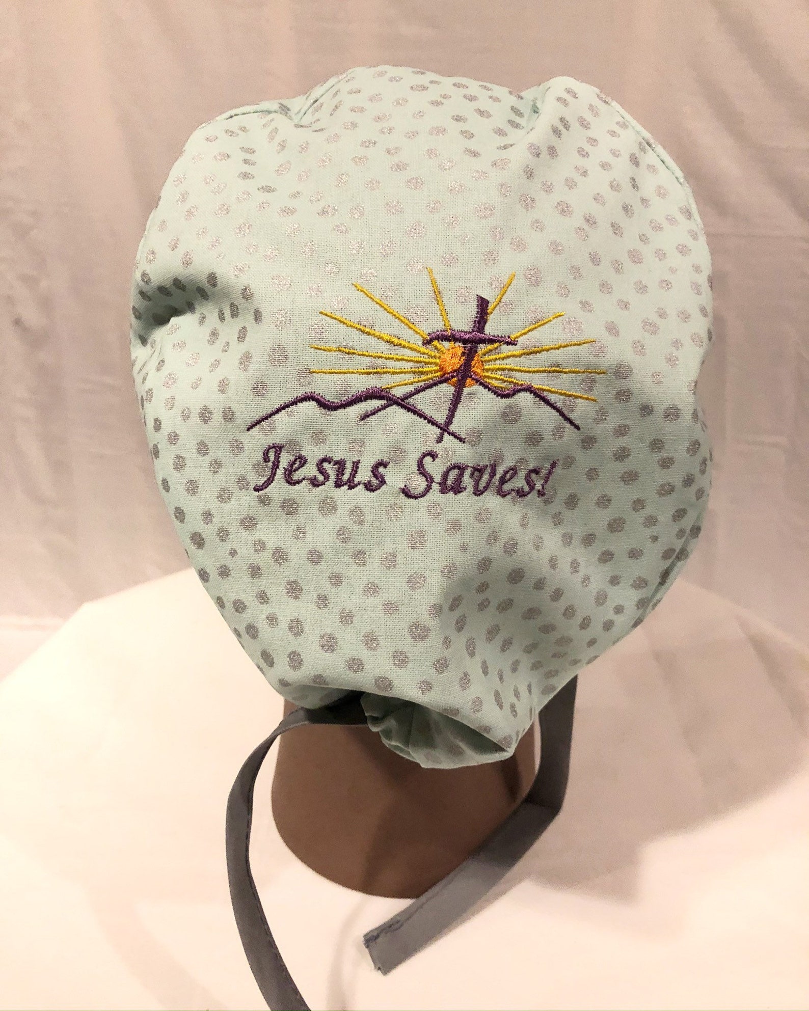 Christian Scrub Caps Jesus Saves | Etsy
