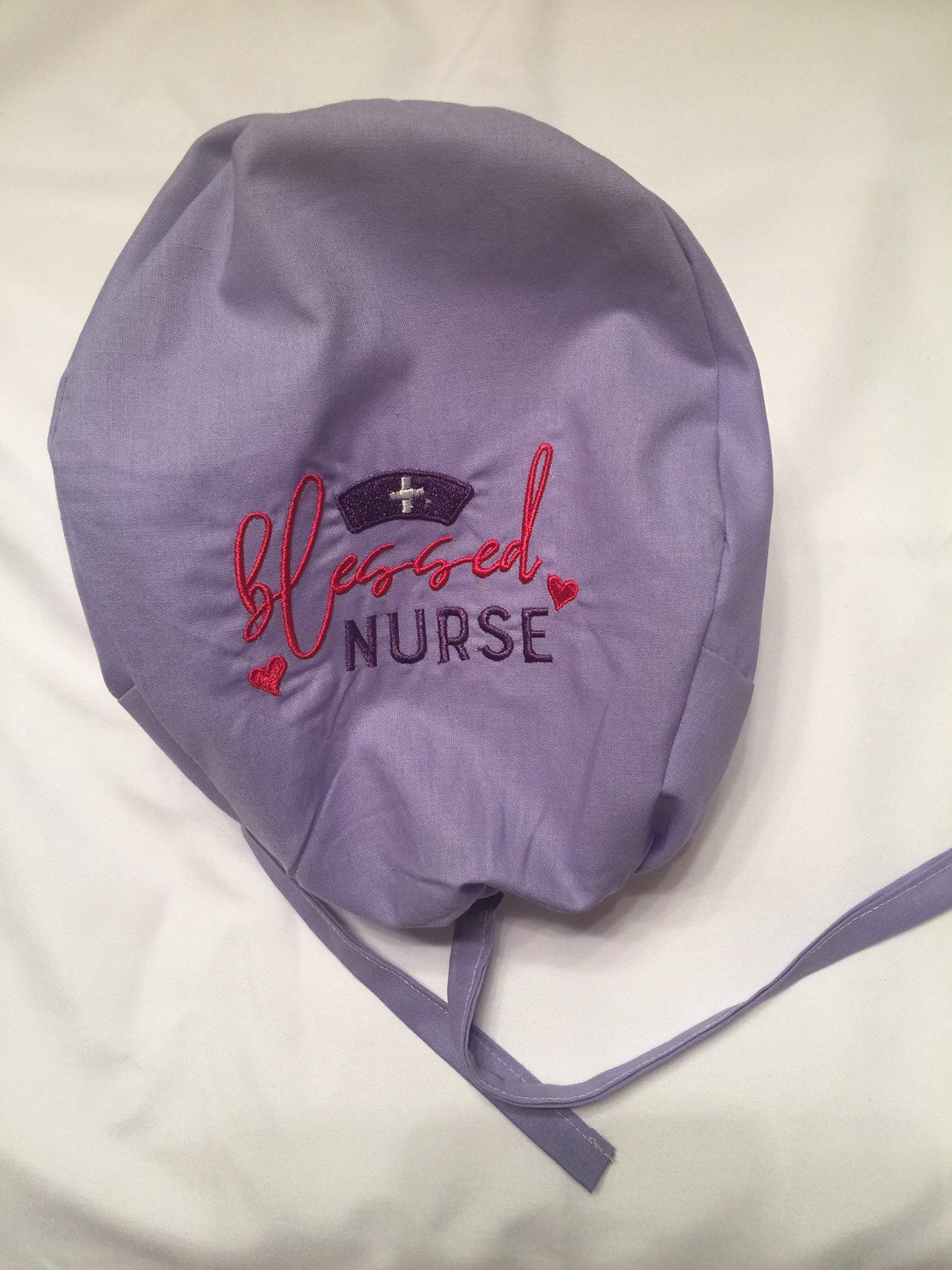 Christian Scrub Caps Blessed Nurse | Etsy
