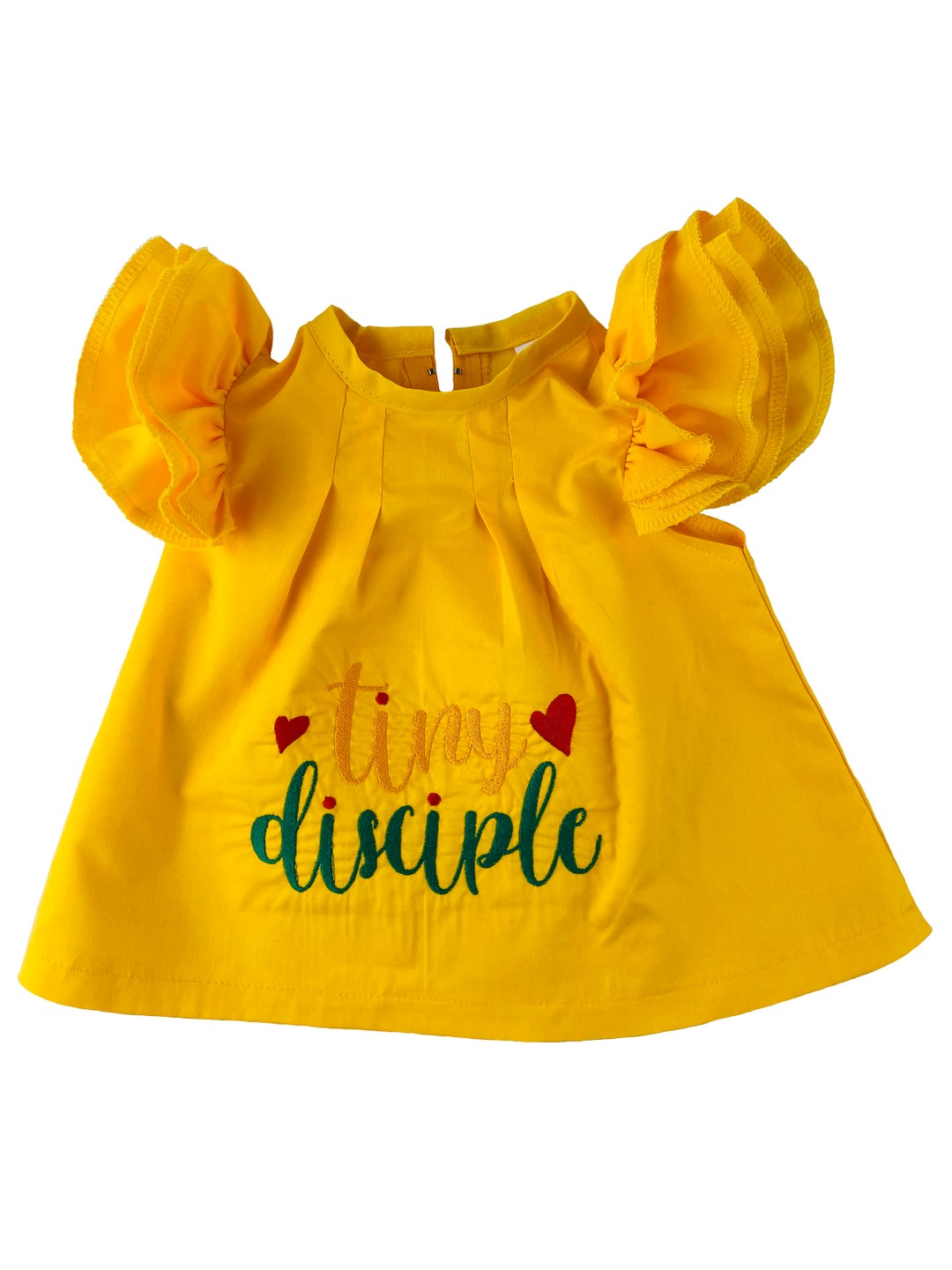 Embroidered Baby Summer Dress With Panty - Tiny Disciple - Etsy
