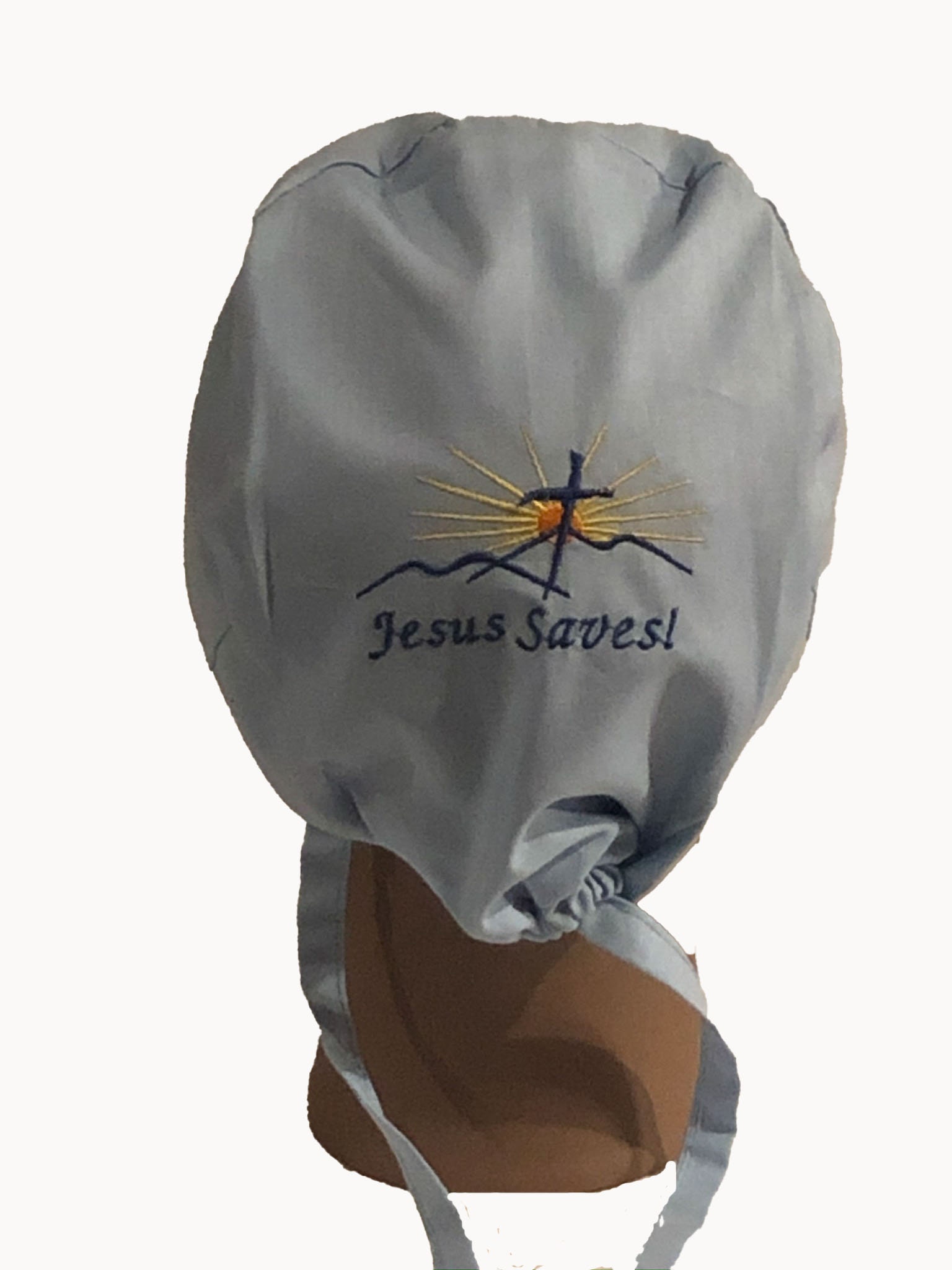 Christian Scrub Caps - Jesus Saves - Etsy