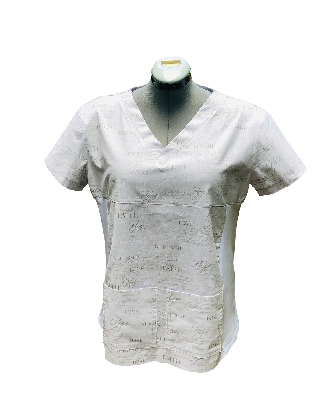 Christian Scrub Top With Inspirational Words—friendship - Etsy