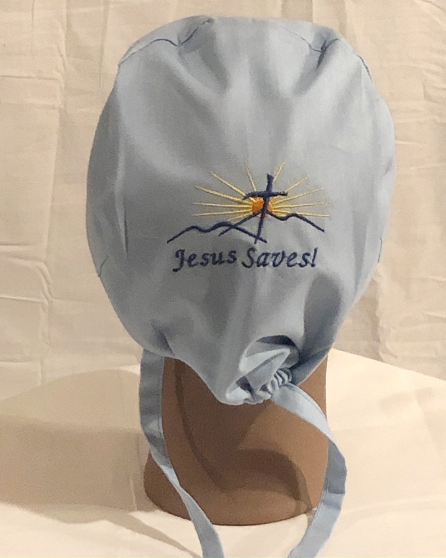 Christian Scrub Caps Jesus Saves | Etsy
