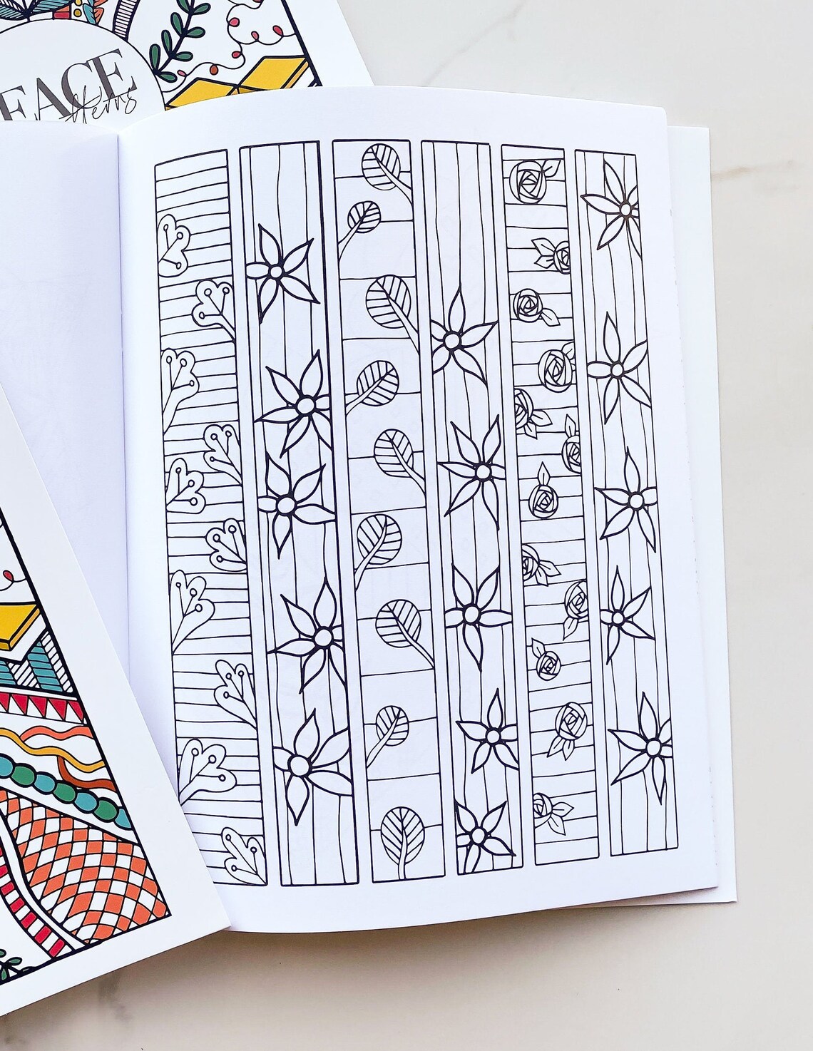 Instant Download Printable Coloring Book Peace & Patterns | Etsy