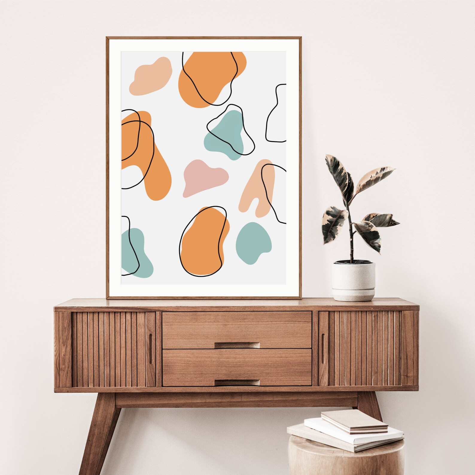 Retro Wall Art Instant Download Art Minimalistic Art Abstract Printable ...