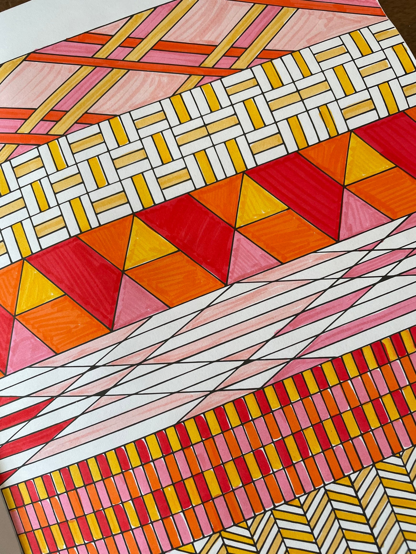 Peace & Patterns Coloring Book Adult Coloring Book 20 - Etsy