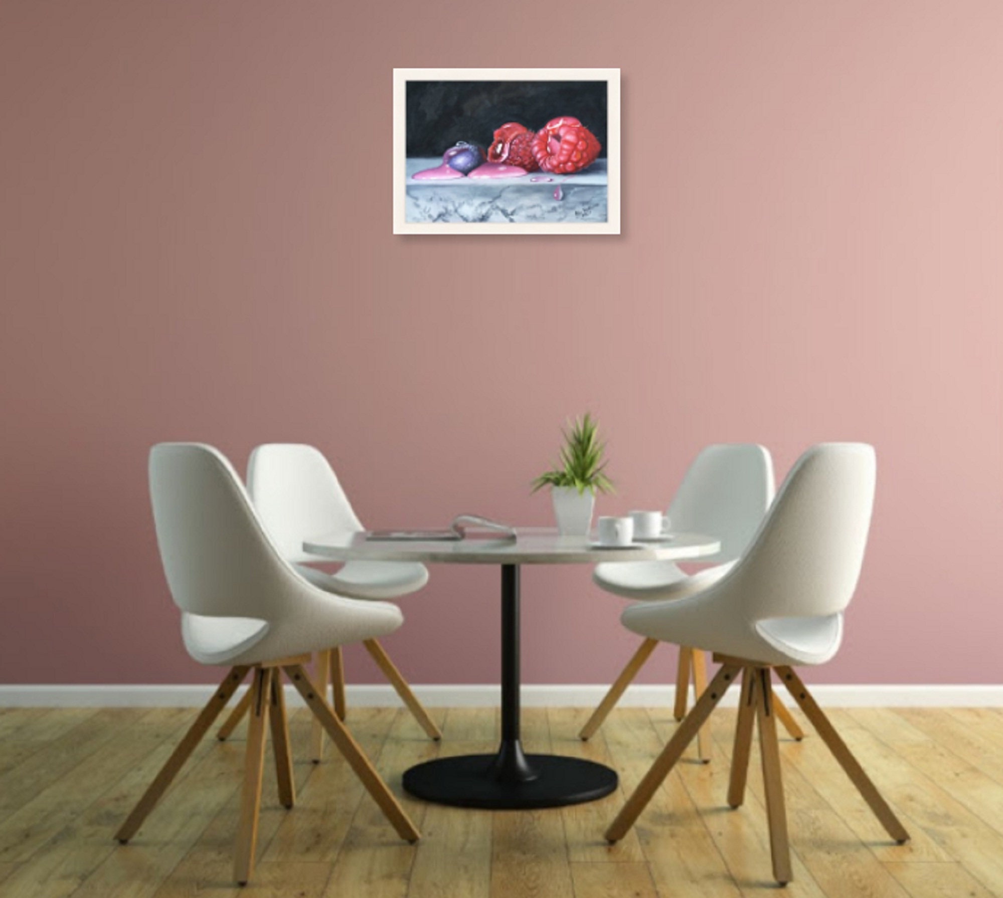 Berries Painting Original Oil Art Raspberries Painting - Etsy Canada