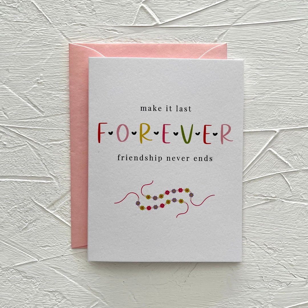 Friendship Never Ends Spice Girls Card 90s Nostalgia Card ...