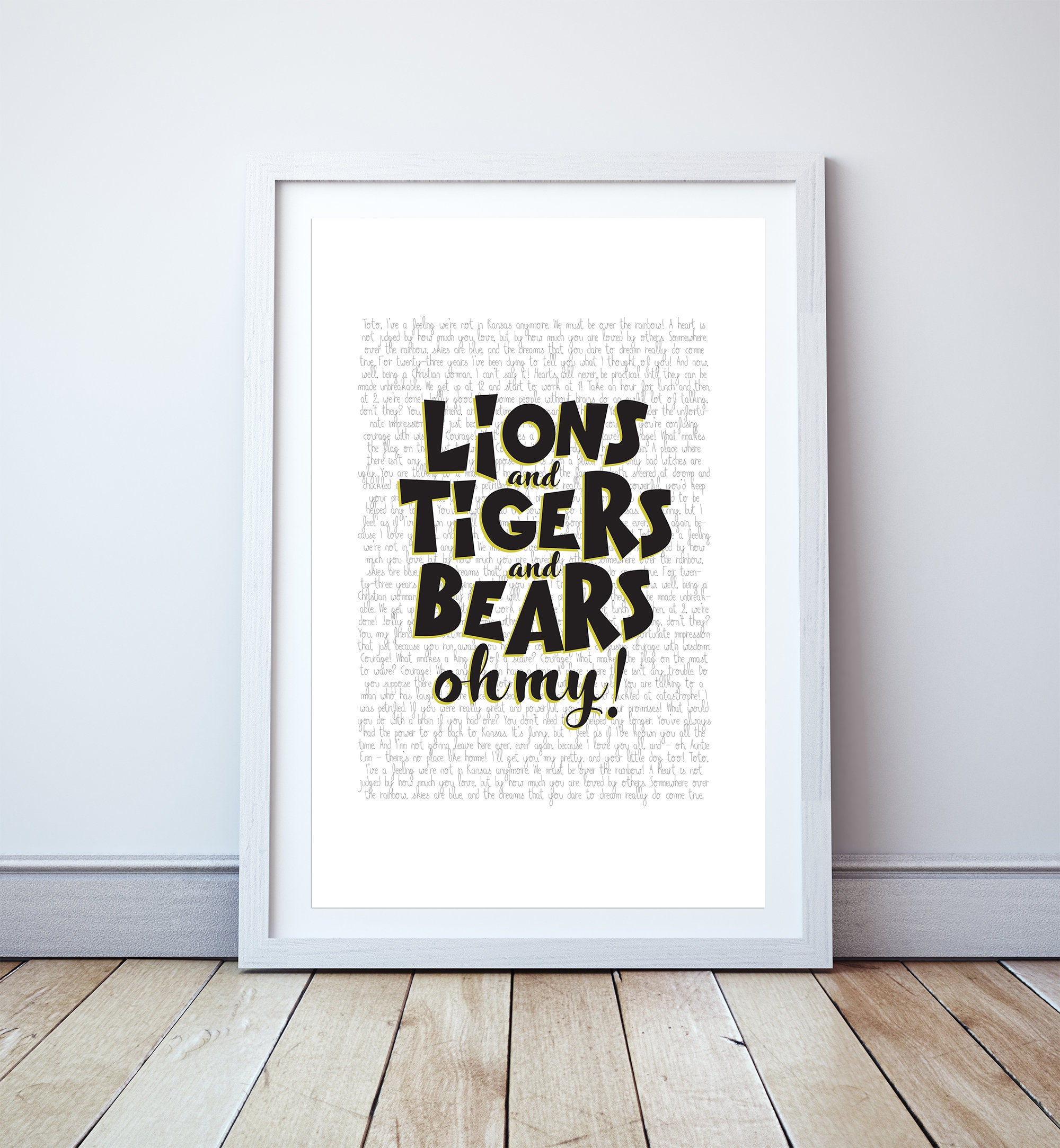 Lions And Tigers And Bears Oh My Quote
