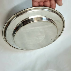 Antique Silver Plated Salver - an Early 20th Century Silver Plated Tray ...