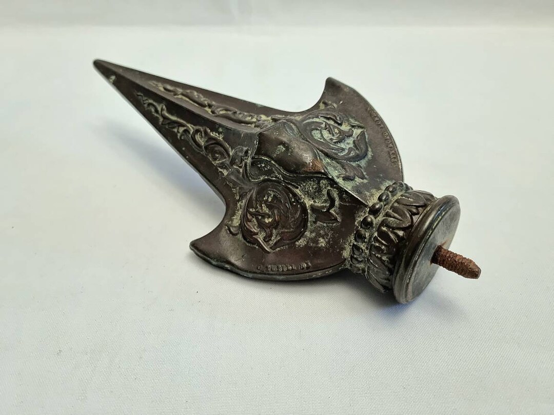 Antique Brass Finial a Rare 19th Century Victorian Decorative Brass ...