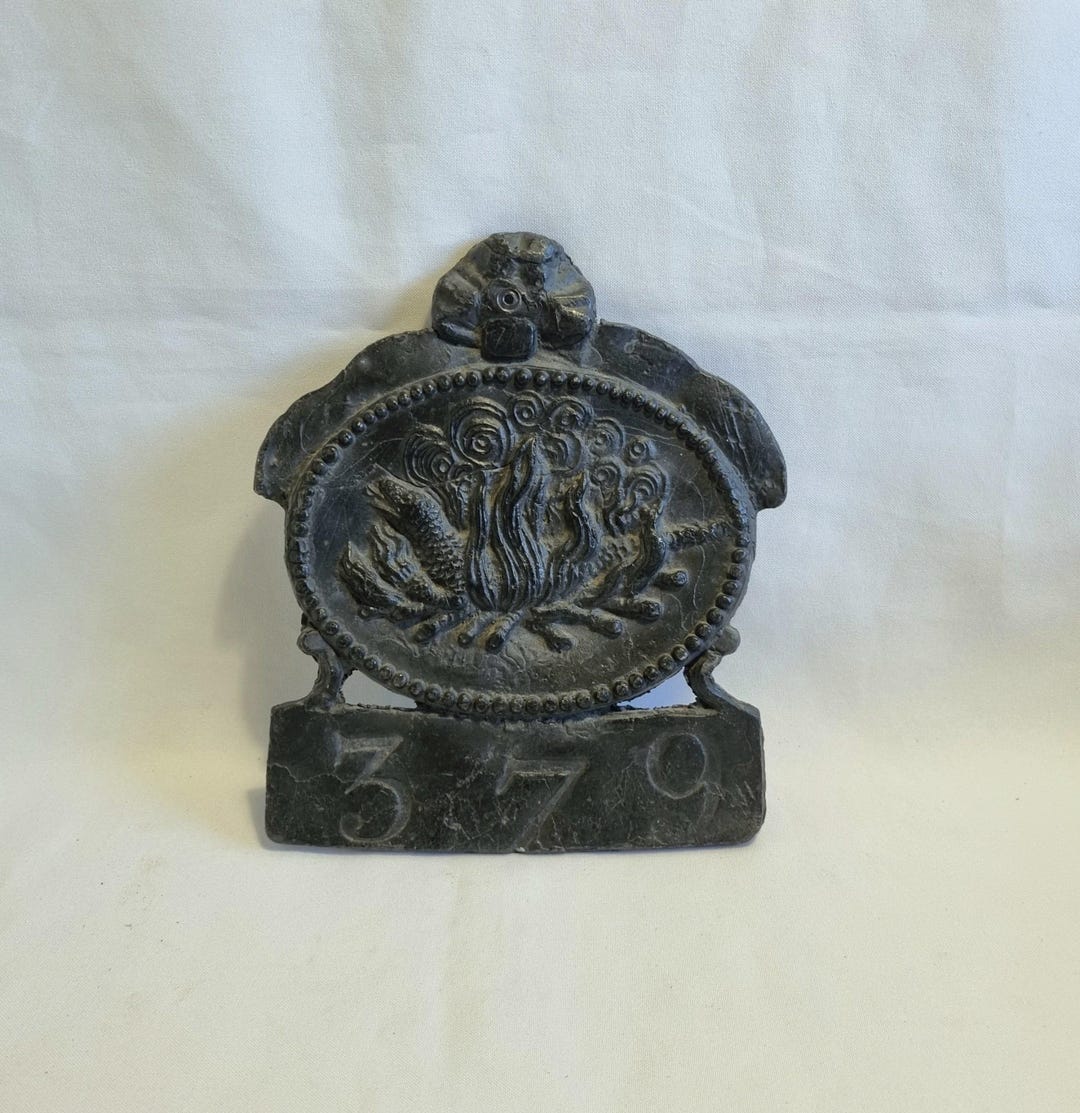An Early 19th Century Style Lead Fire Insurance Plaque for the ...