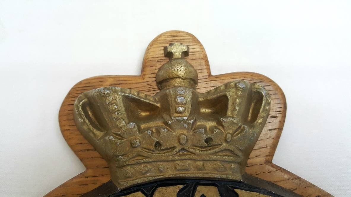 Vintage Danish Plaque an Unusual Alloy or Aluminium - Etsy UK