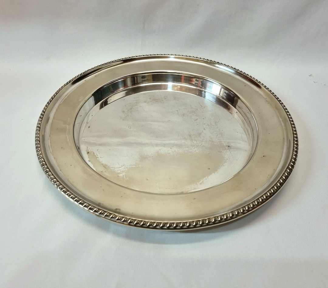 Antique Silver Plated Salver an Early 20th Century Silver Plated Tray ...